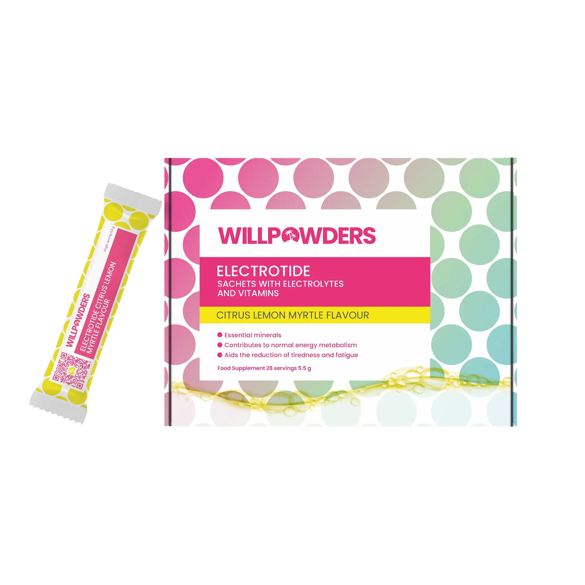 Citrus Lemon Myrtle ElectroTide | Electrolyte Sachets | WillPowders ...