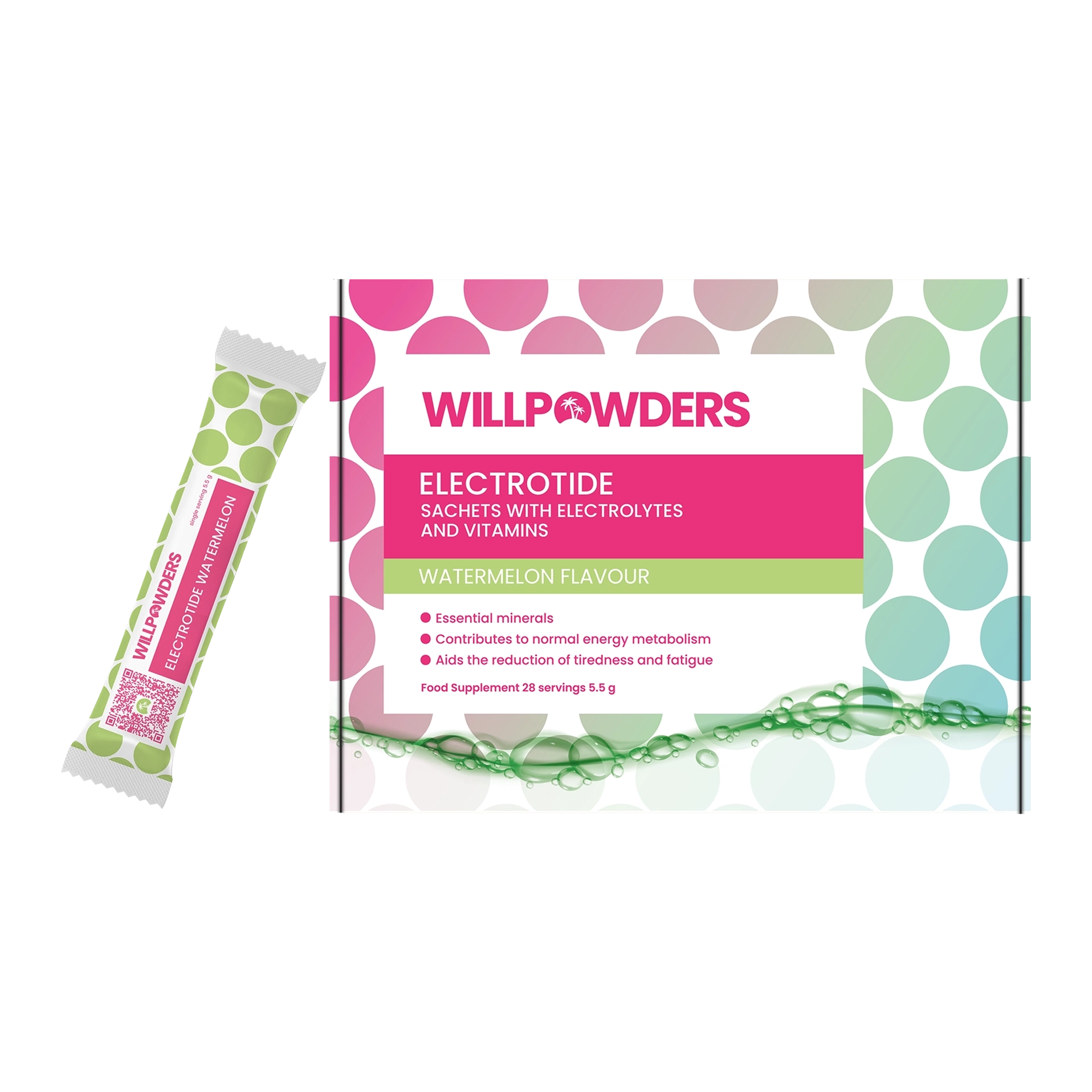 Watermelon ElectroTide | Electrolyte Sachets | WillPowders Australia